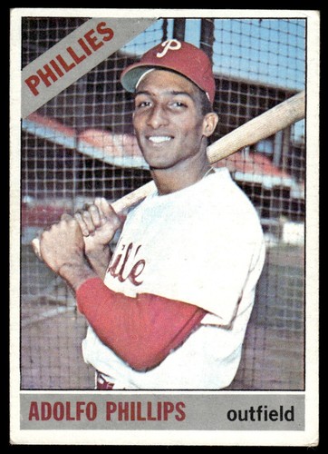 1966 Topps Adolfo Phillips Philadelphia Phillies #32 | eBay
