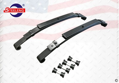 Heavy Duty Rear Leaf Springs for Club Car DS Golf Cart 1982+ (3 Leafs ...
