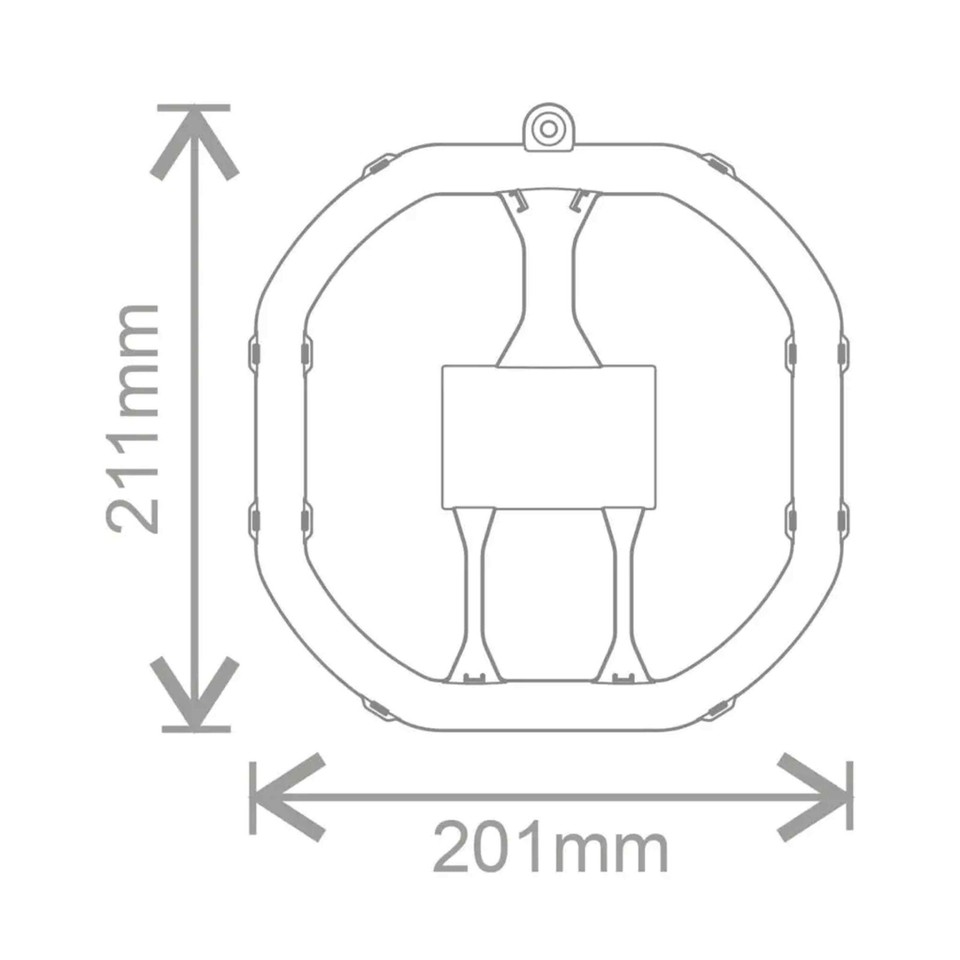 10x 12W (=28W Retrofit Replacement) LED GR8 2 pin 3500K 2D Light Bulb ...