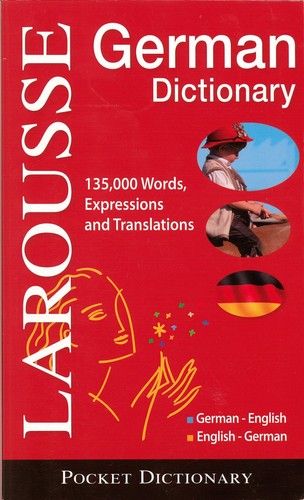 Larousse Pocket Dictionary : German-English / English-German ...