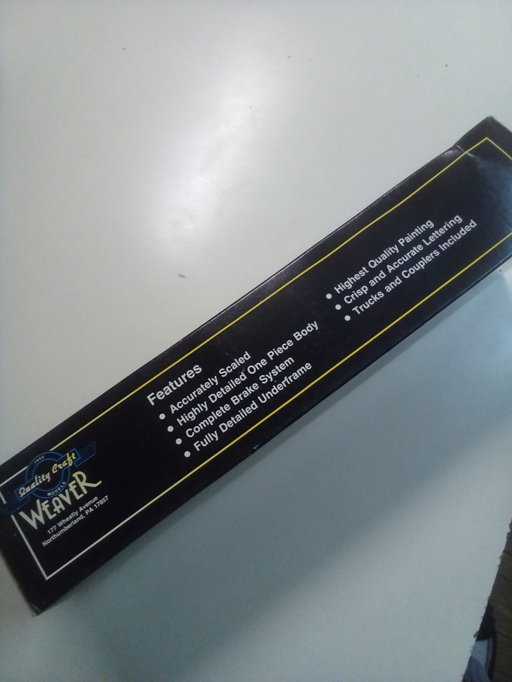 LOT OF 6 WEAVER Quality Craft Ultra Line RAIL freight box cars (new ...