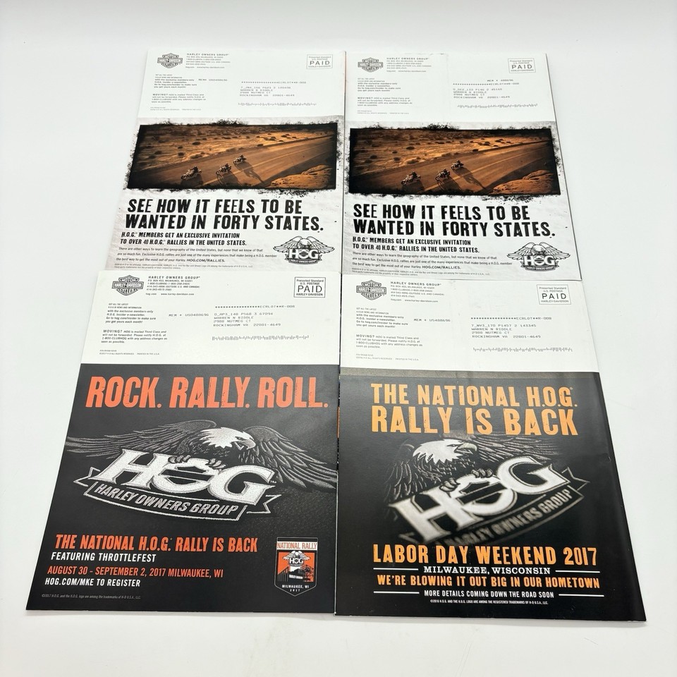 HOG Magazine Harley Davidson Harley Owners Group Motorcycle 2013-2017 ...