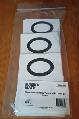 2016 Eureka Math Whole Number Place Value Cards Demo Set (40 cards ...
