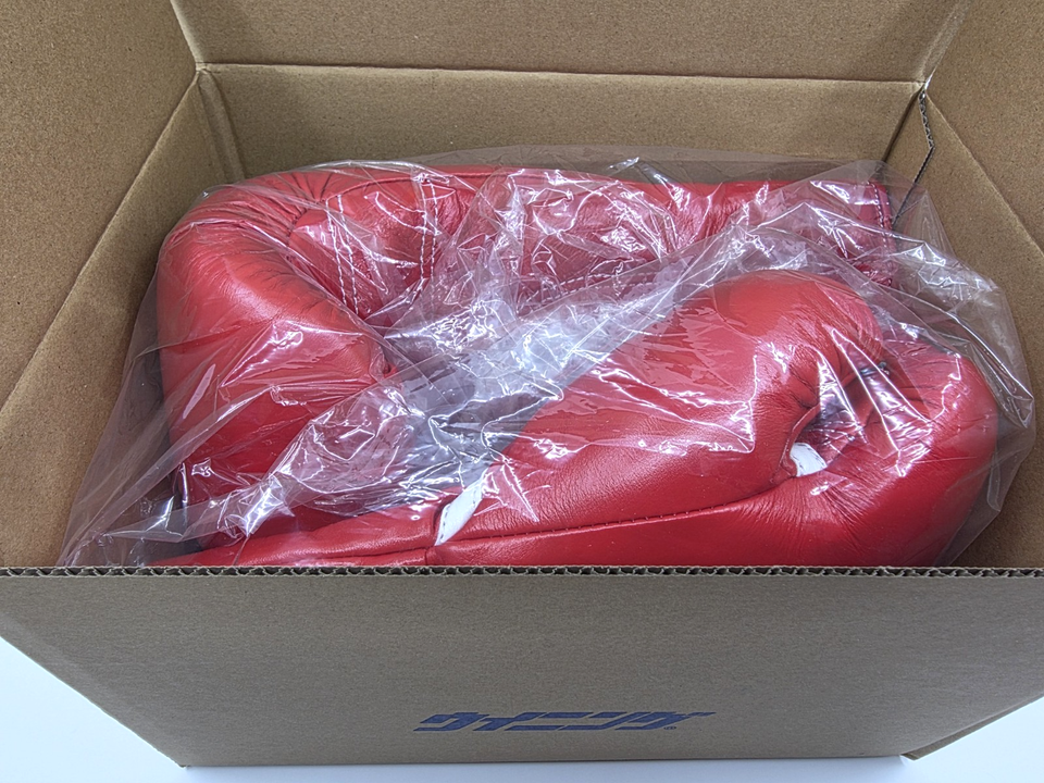 Winning Boxing Gloves 16oz Red MS-600 Lace-up Made in Japan Authentic ...