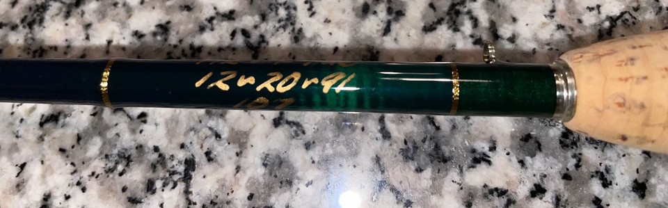 Winston rod IM6 Pride of Winston custom 7 1/2' 4 weight factory custom ...