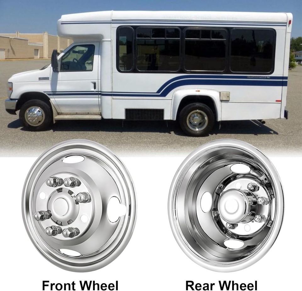 16" Dually Wheel Simulators For Ford E350/E450 1992-2016/2018-2021 Dual ...