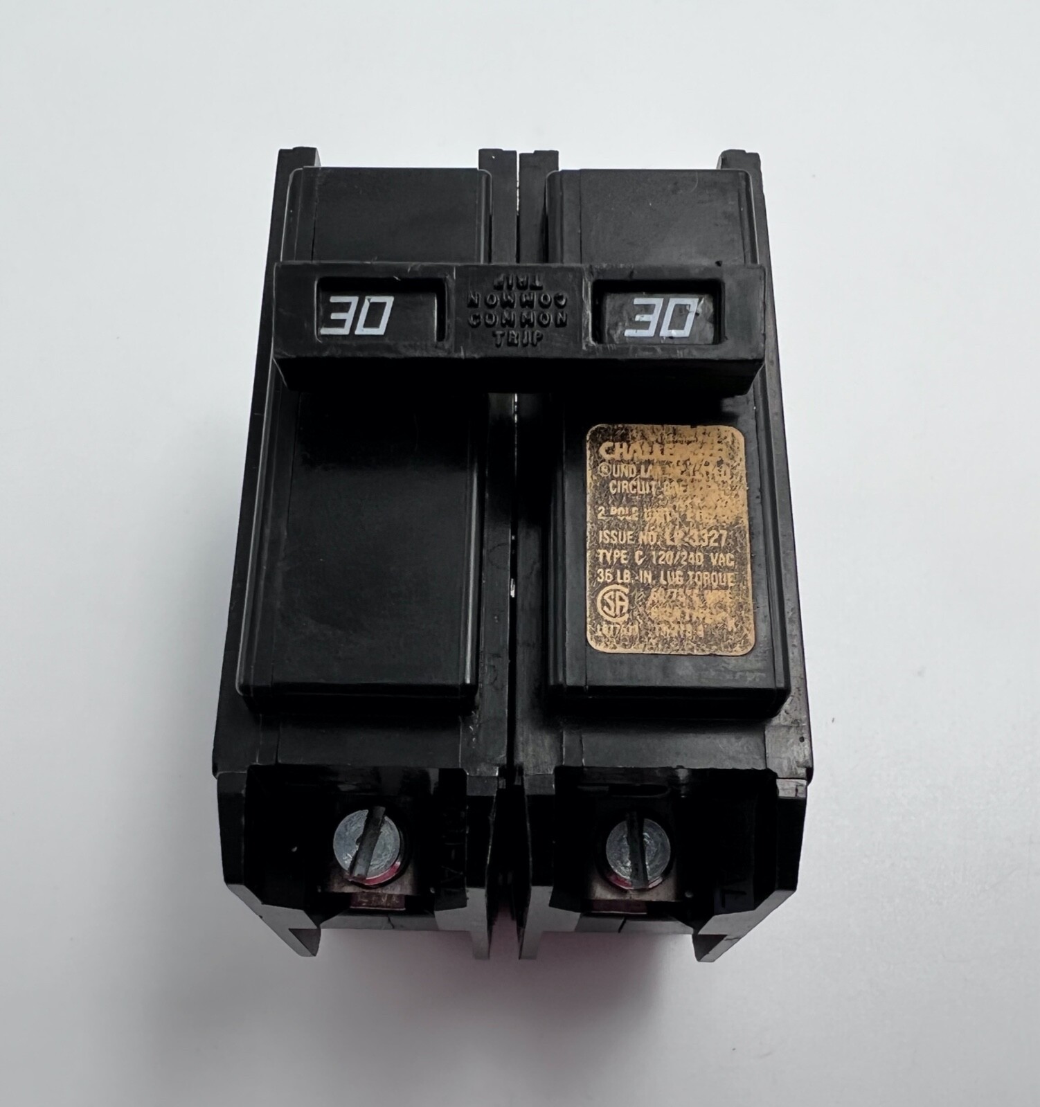 C230 Challenger 2 Pole 30 Amp 120/240V AC Type C 2P 30A Plug In Circuit ...