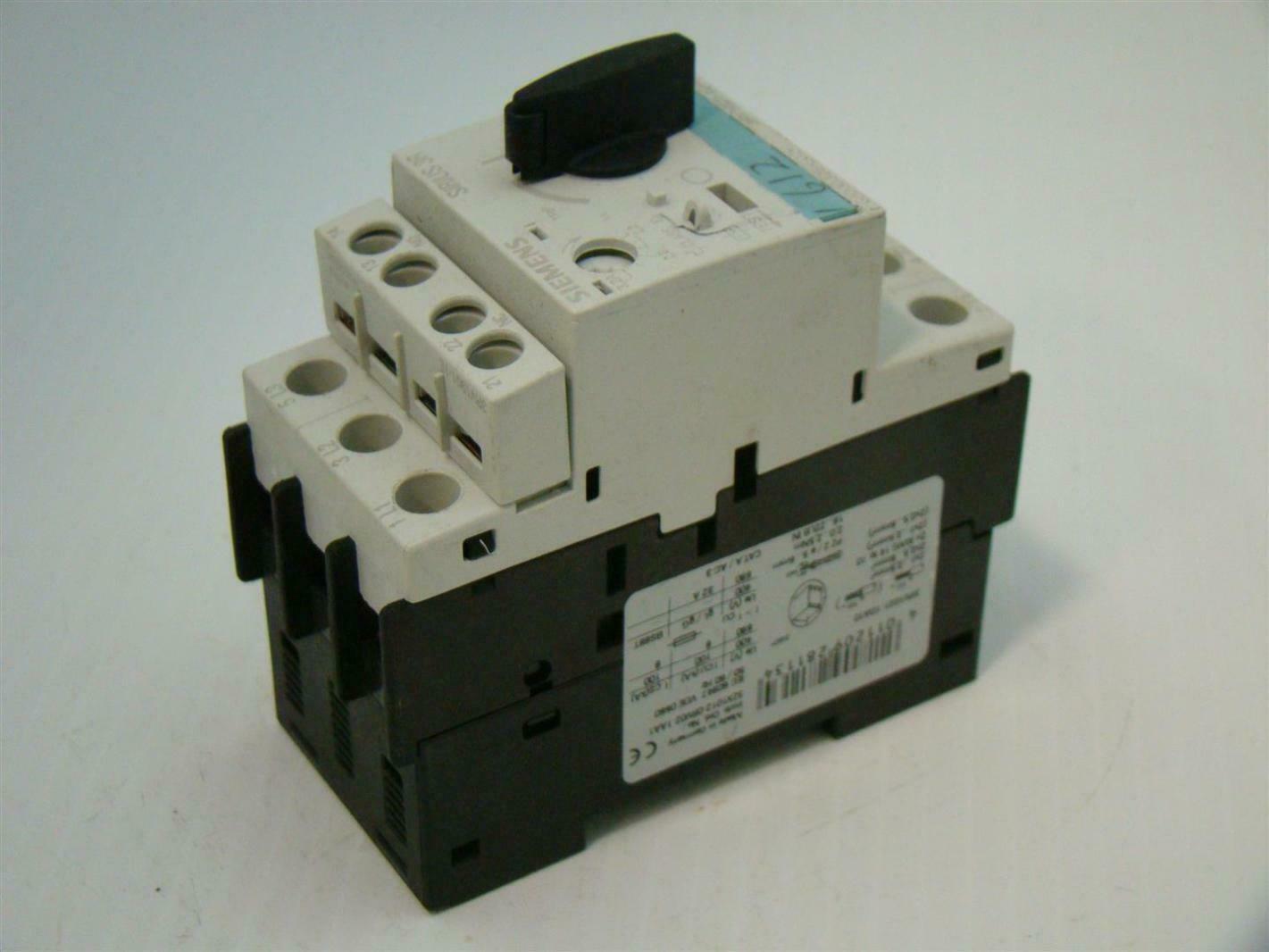 Siemens Motor Overload Protector 200/208V 3PH 3RV1021-1DA10 | eBay