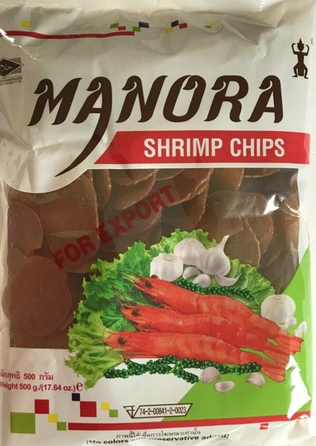 Manora Uncooked Thai Prawn Crackers 500g Shrimp Chips for sale online ...