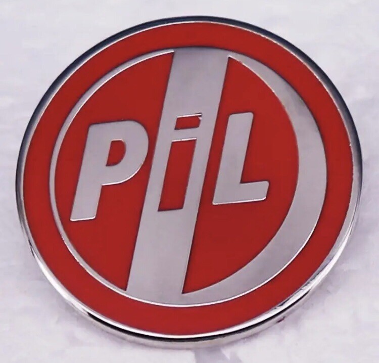 Pil Band Logo PUBLIC IMAGE LTD PIL Logo PUNK METAL BADGE (some