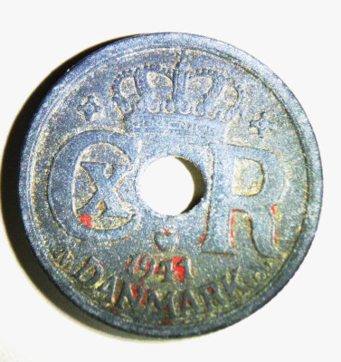 WWII ERA 1941 Danish DENMARK MONEY/COINS 10 Ore Danish Old Coin | eBay