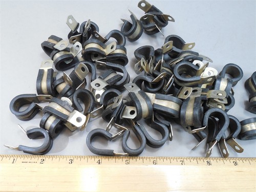 50 Mil Spec MS21919-G9 P-Clamp Wire Support Cushioned Loop Wire Loom | eBay