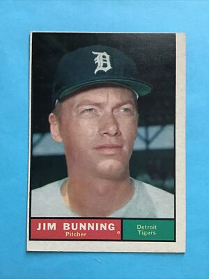 1961 Topps #490 Jim Bunning VG-EX | eBay