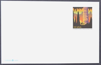 2002 US Sc. #UX381 postal card, 23 cent, mint, sharp corners, excellent ...