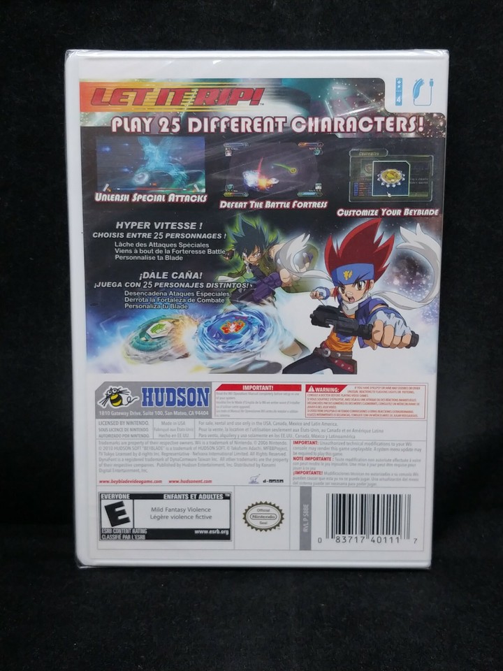 Beyblade Metal Fusion Battle Fortress (Nintendo Wii) BRAND NEW ...