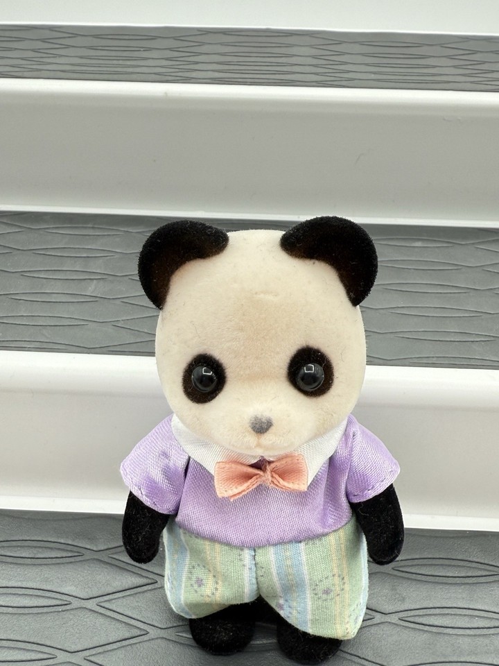 Sylvanian Families Pookie Panda Father Doll Pookie Panda Family Calico ...