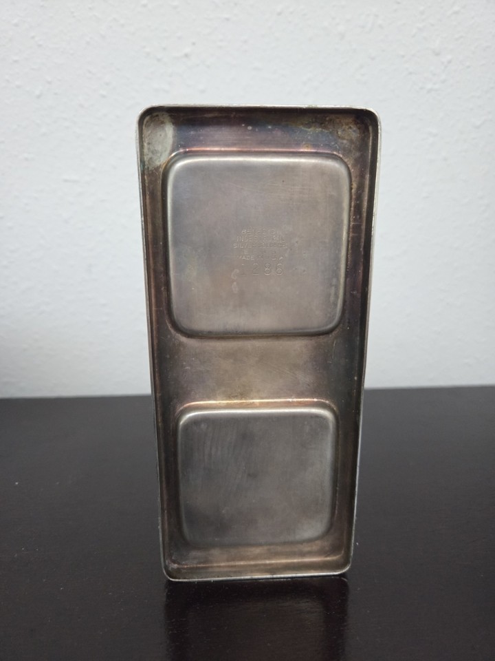 Antique Benedict Indestructo Silver Soldered Cruet 1286 Oil & Vinegar ...