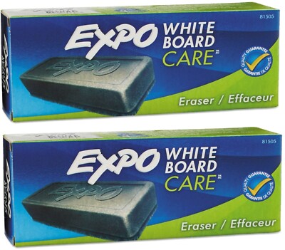 2 Pcs Expo Block Eraser 81505 Dry Erase Whiteboard Board Eraser, Soft ...