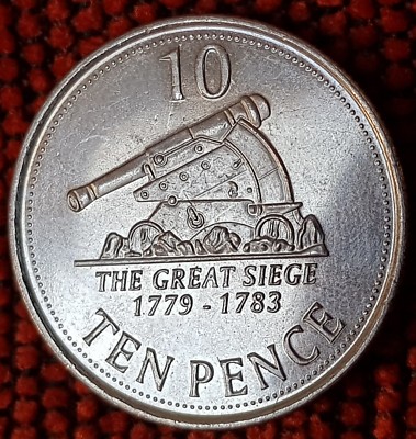 2013 GIBRALTAR 10P The Great Siege 1779-1783 AU COIN | eBay UK