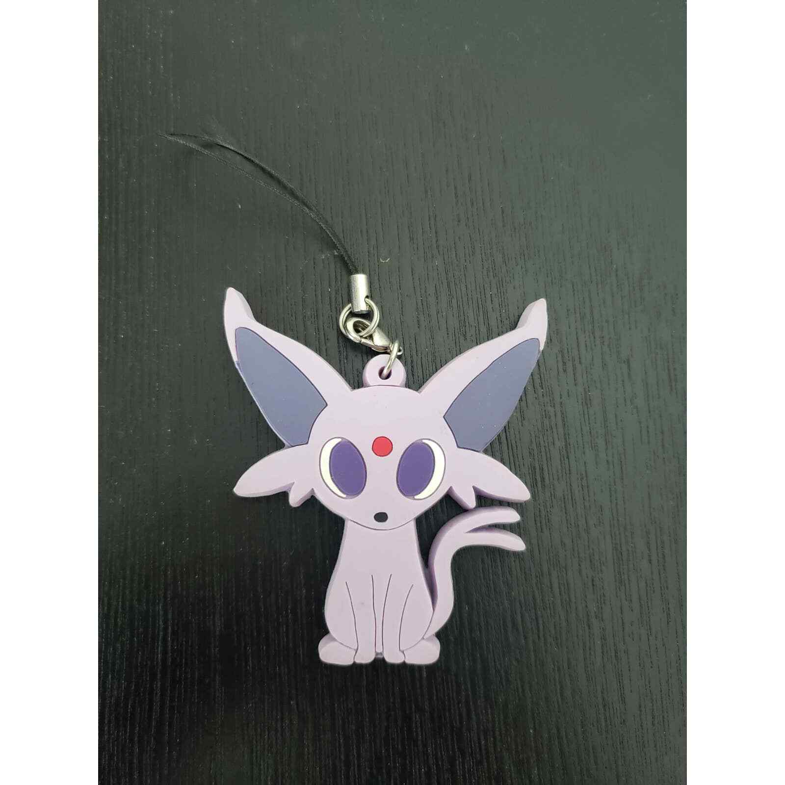 Pokemon Center Time Espeon Keychain charm figure strap Limited edition ...