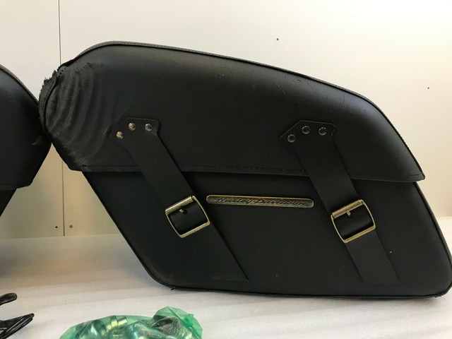 2018-2020 OEM Harley-Davidson FLFB Softail Fatboy Leather Saddlebags ...
