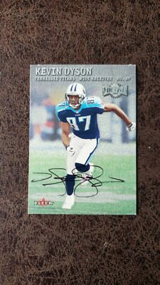 2000 Fleer Metal Kevin Dyson #52 - Houston Oilers - AUTOGRAPHED! | eBay