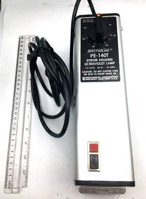 Spectroline Eprom Erasing Ultraviolet Lamp PE-140T Working | eBay