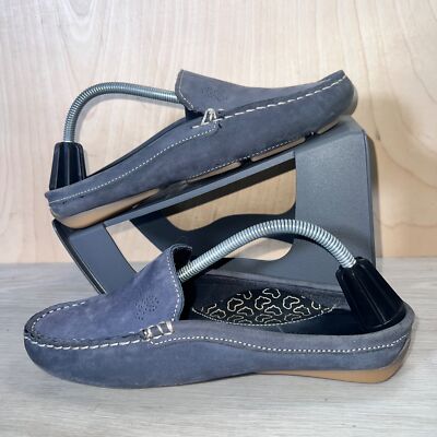 Soul of Africa Falax Tamaris Blue Leather Slip-on Women's 6 | eBay UK