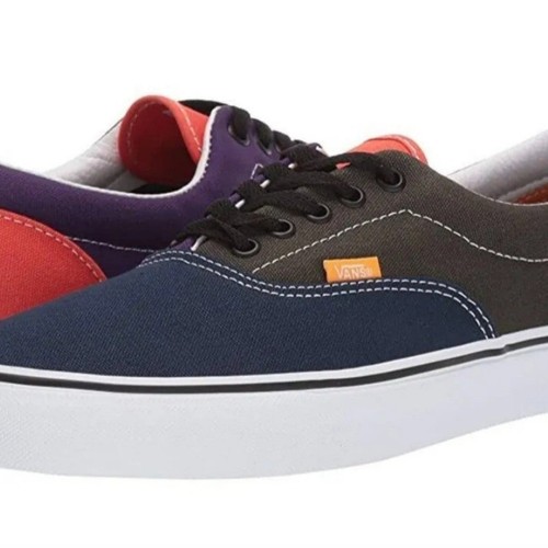 Vans Era Mix & Match Colorblock Canvas Skate Shoe Blue Green Purple ...