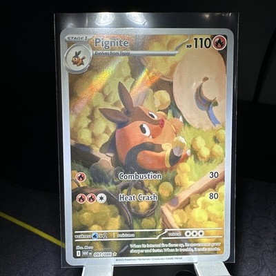 Pignite AR 097/086 White Flare - Pokemon Card English Scarlet & Violet ...