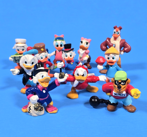 VTG DISNEY DUCK TALES PVC FIGURE LOT APPLAUSE 80's SCROOGE FLINTHEART ...