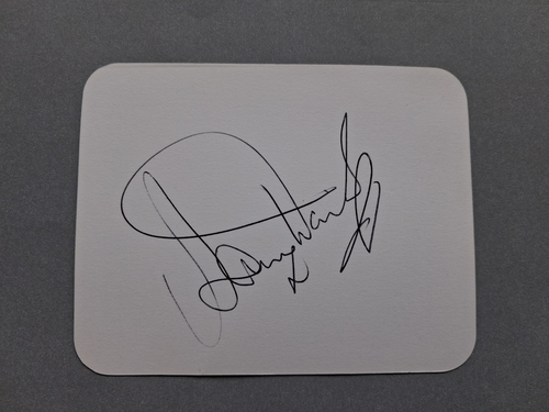 GENUINE HAND SIGNED AUTOGRAPH BY SAMMY DAVIS JNR. ( RAT PACK) | eBay UK