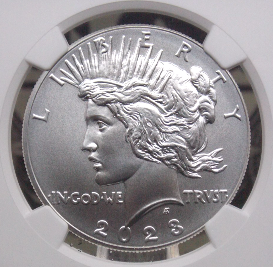 2023 Commemorative **PEACE** Silver Dollar $1 NGC MS70 #248 URAM ECC&C ...
