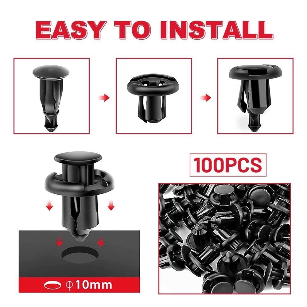 For HONDA Push Type Clip For Honda Inner Fender Liner Splash Shield ...