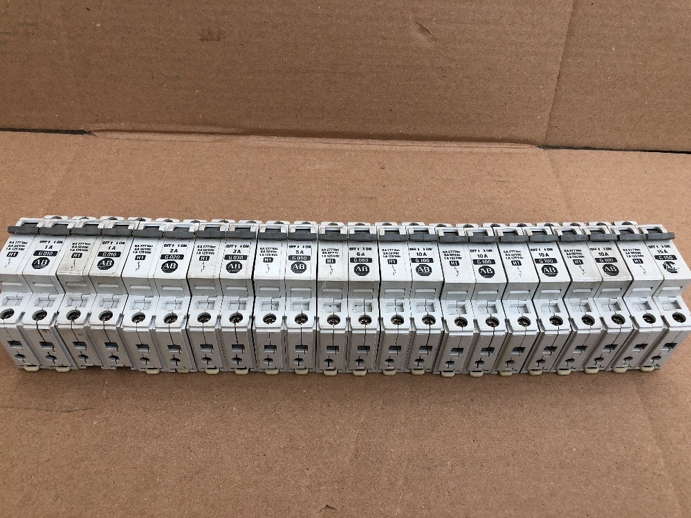 11x Allen Bradley G150,G100,G060,G050,G030 Miniature Circuit ...