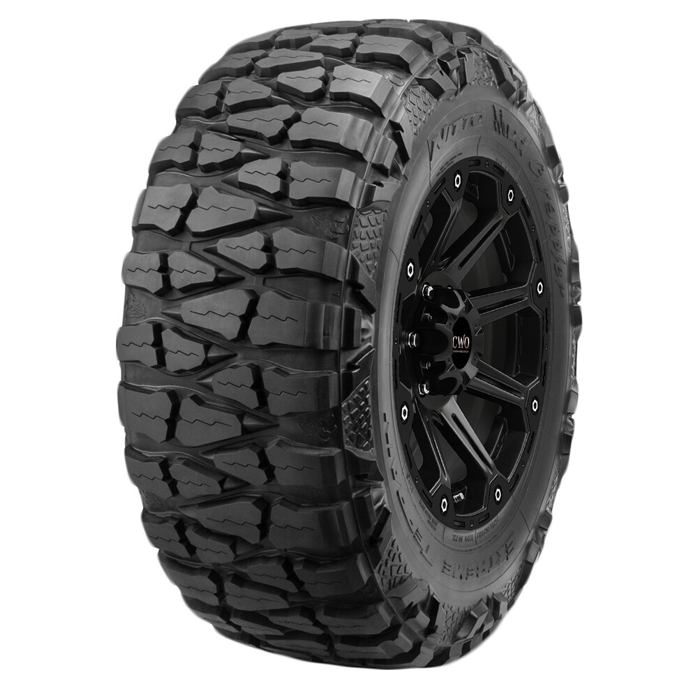 (QTY 4) LT315/75R16 Nitto Mud Grappler 127/124P Load Range E Black Wall ...