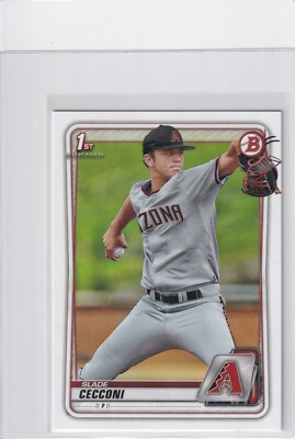 2020 BOWMAN DRAFT 1ST RC SLADE CECCONI ARIZONA DIAMONDBACKS FIRST ...