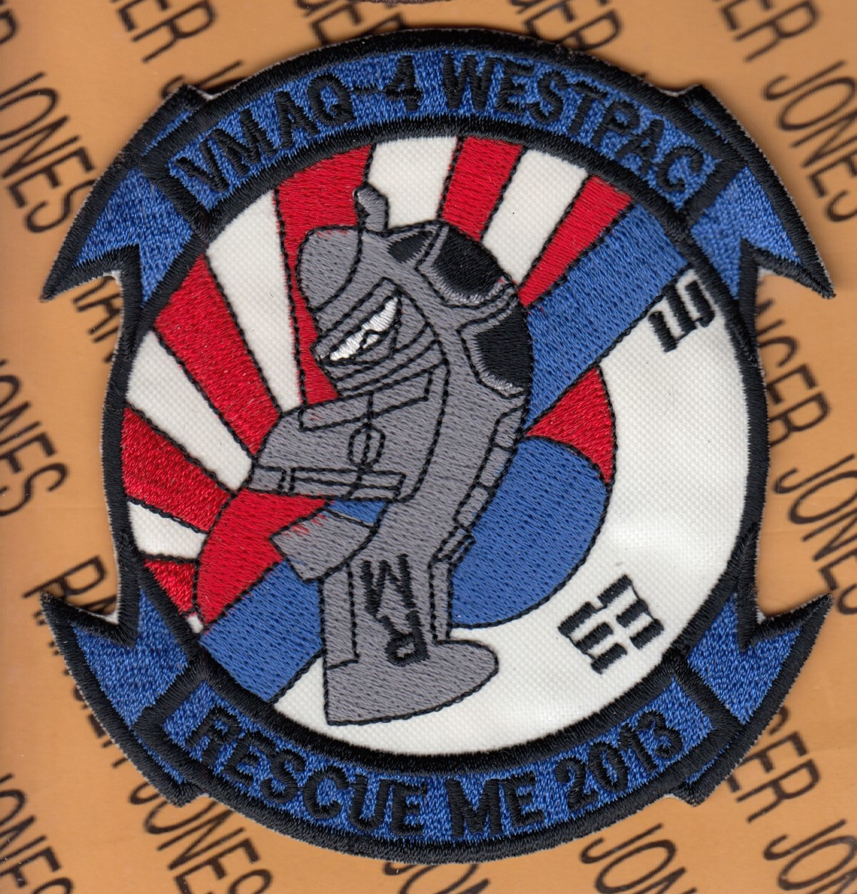 USMC VMAQ-4 Marine Tactical Electronic Warfare Sq WESTPAC 4" patch c/e ...