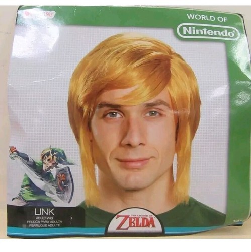 Disguise Men's Adult Halloween Cosplay Costume Wig Legend of Zelda Link ...
