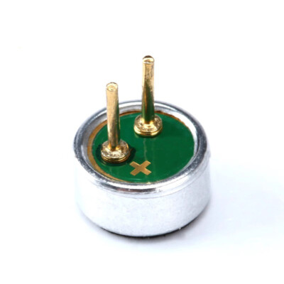 2 Pin Electret Condenser Microphone Capsule Pickup 6mm x 2.2mm for PC ...