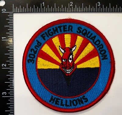 USAF 302nd Fighter Squadron Hellions Patch | eBay