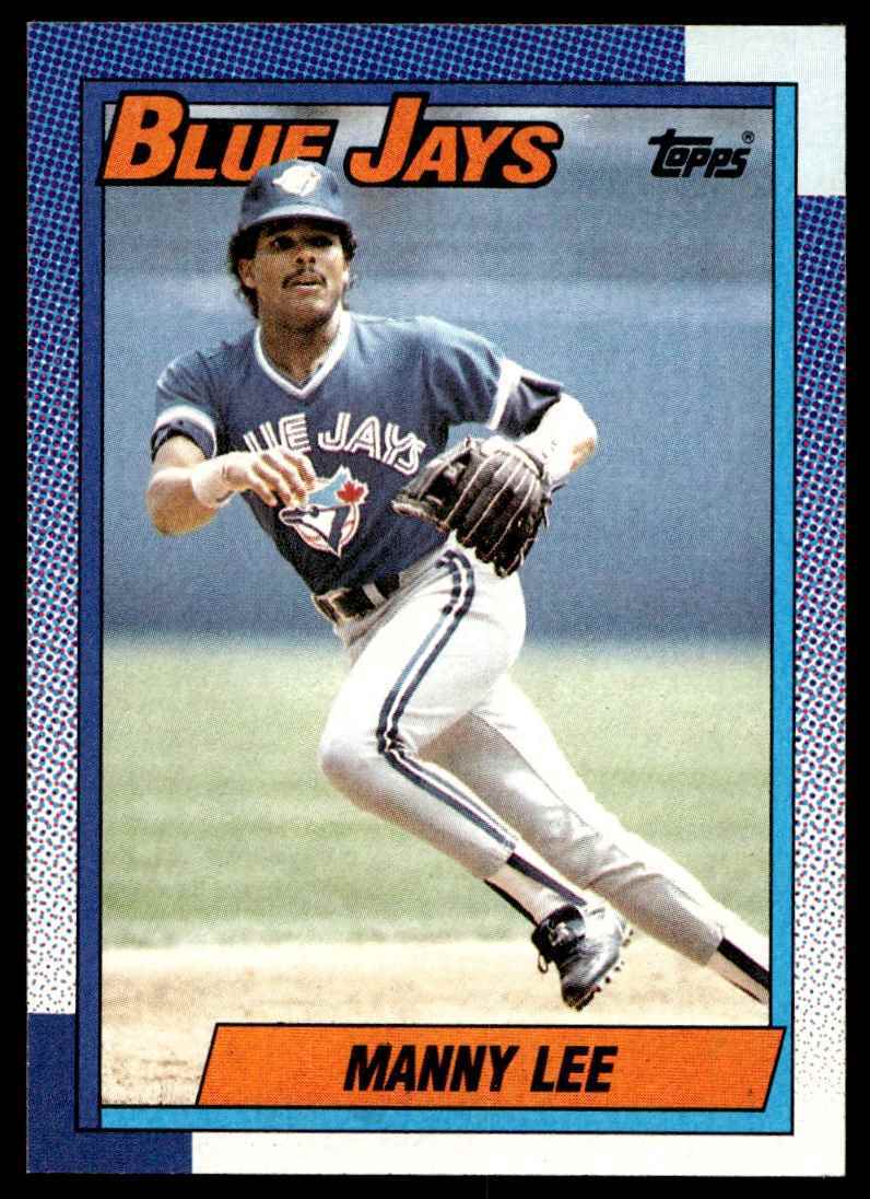 1990 Topps Baseball Card Manny Lee Toronto Blue Jays #113 | eBay