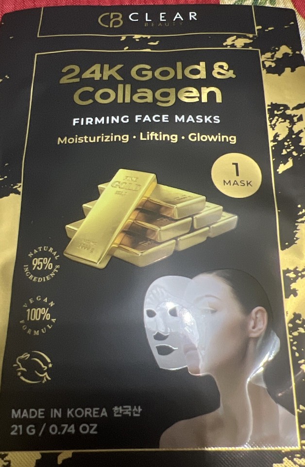 Clear Beauty 24K Gold & Collagen Firming Moisturizing Lifting Glowing ...