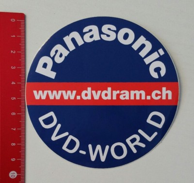 Aufkleber/Sticker: Panasonic DVD-World / dvdram (02041783) | eBay