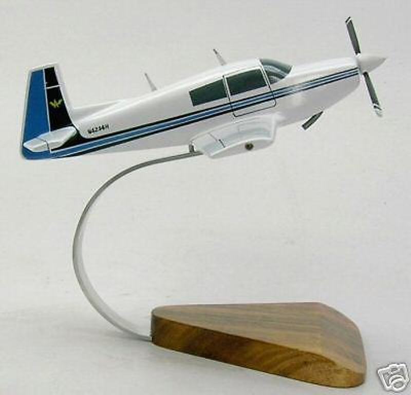 M-20-J Mooney Private M20 Airplane Desktop Wood Model Regular Free ...
