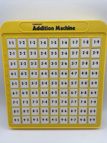 Lakeshore Addition Machine Homeschool Math Kids Educational Toy | eBay