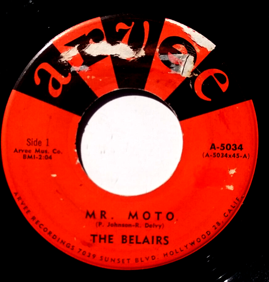 THE BELAIRS - Mr. Moto / Little Brown Jug - Vinyl 45rpm Arvee A-5034 | eBay