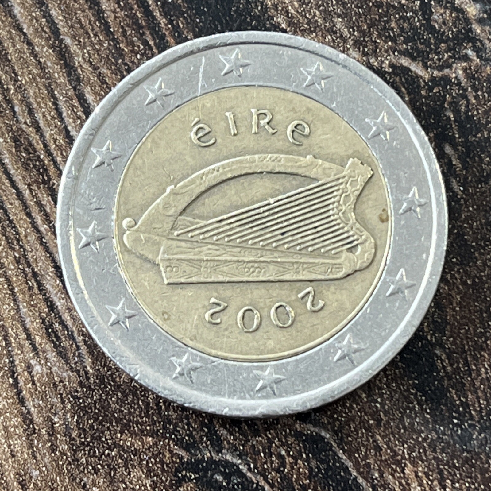 2 Euro Münze Eire 2002 Irland Sehr Selten Keltische Harfe | eBay.de