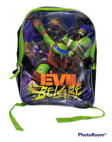Teenage Mutant Ninja Turtles Evil Beware School Backpack Book Bag TMNT ...