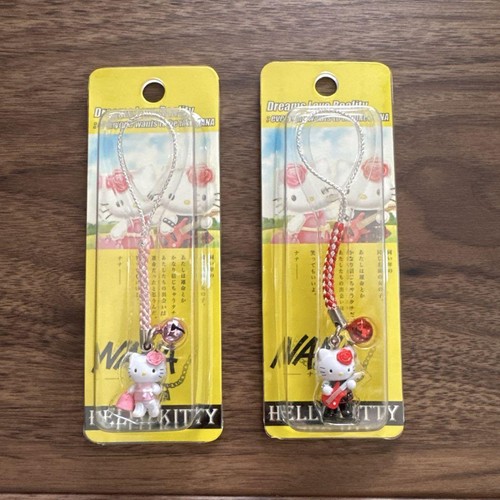 NANA Hello Kitty Strap Keychain Vintage Set Of 2 Ai Yazawa Sanrio Manga ...